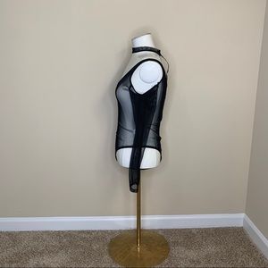 GoJane | Tops | Go Sheer Cold Shoulder Thong Bodysuit | Poshmark